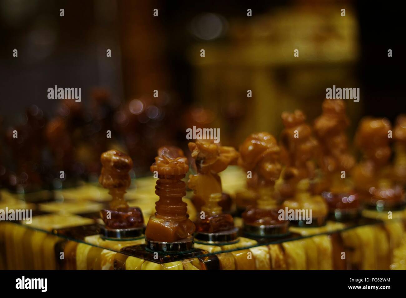 Close Up Of Chess Pieces Stock Photo - Alamy