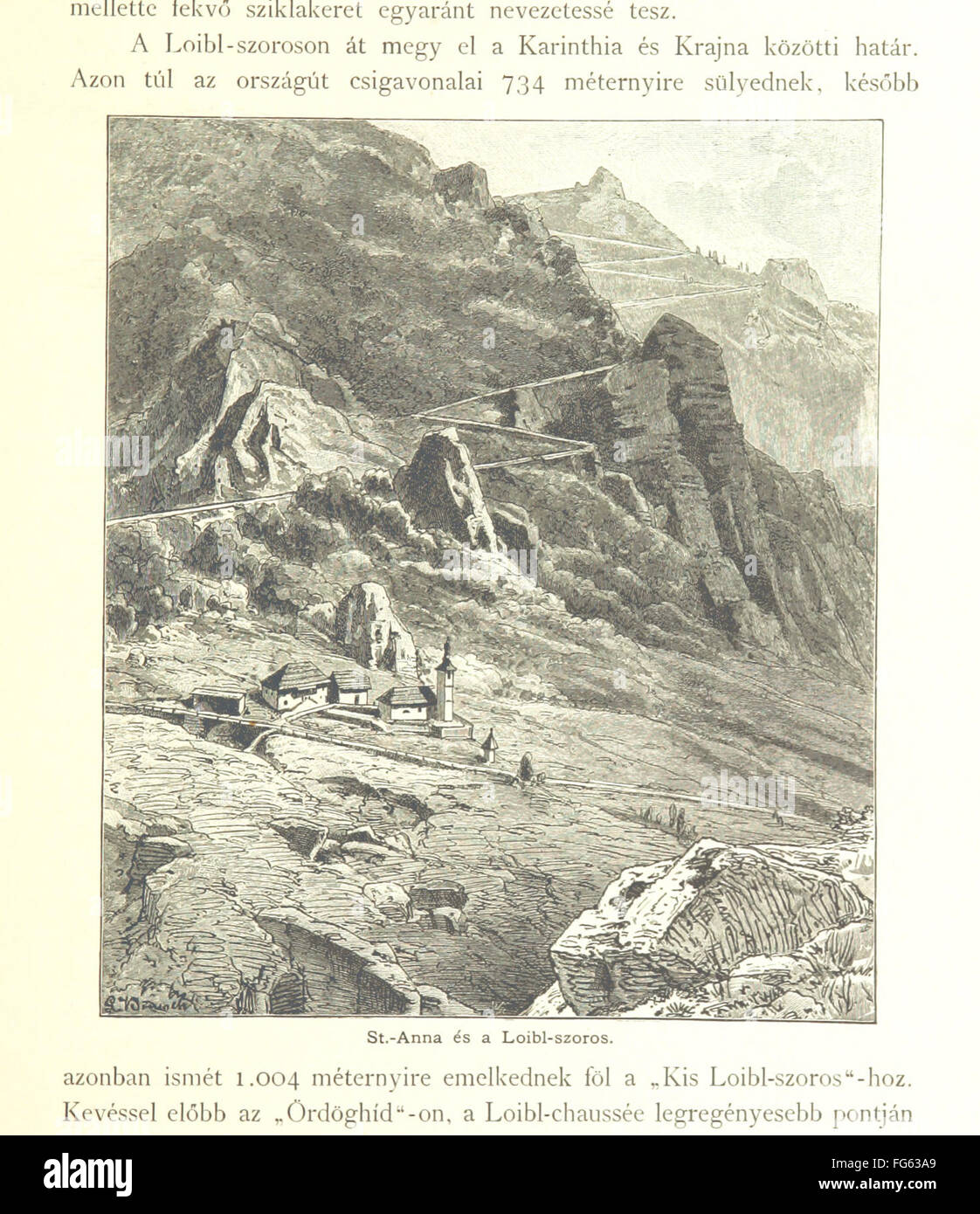 A Hungarian vintage book detailing the history of the Austro-Hungarian Empire with illustrations ...