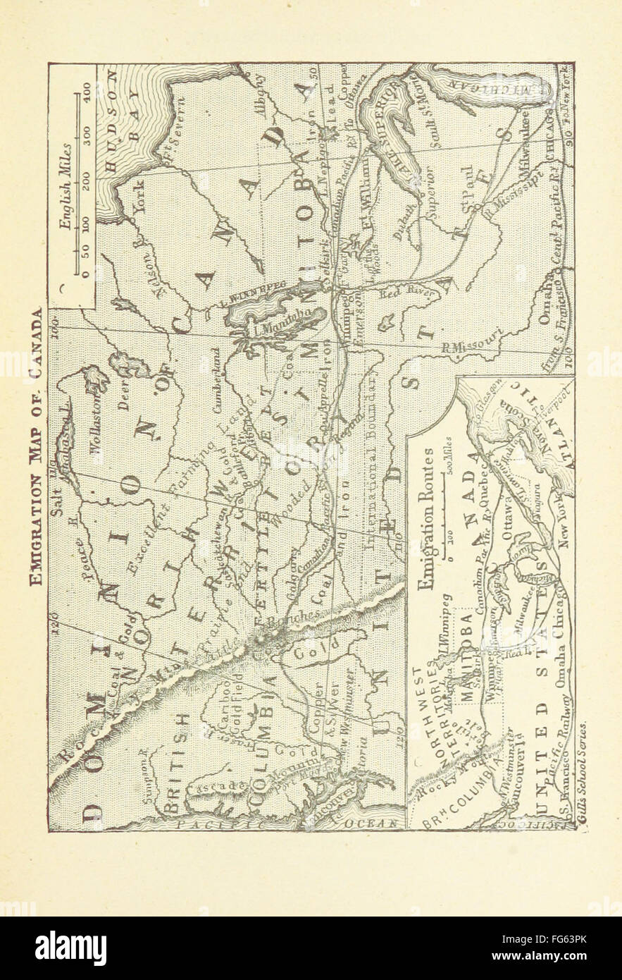 *Gill's Imperial Geography* is a detailed geographical reference book ...