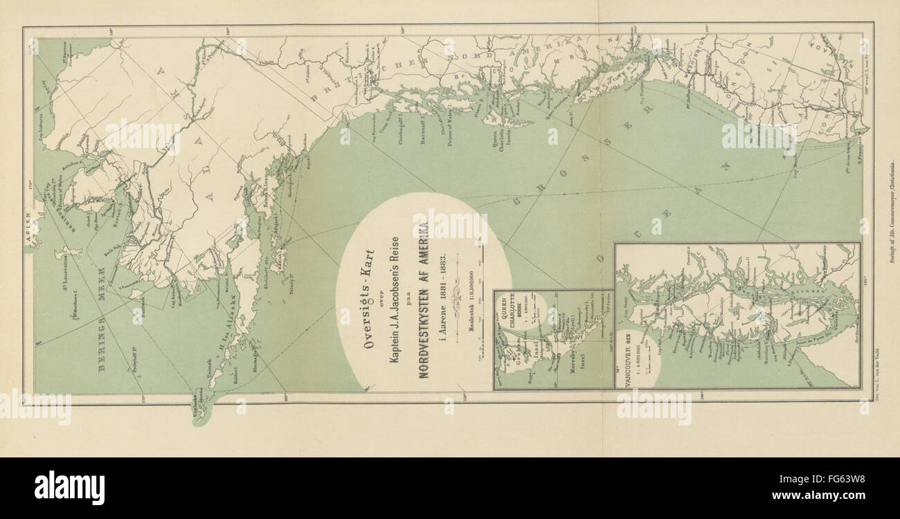 'Kaptein Jacobsens Reiser til Nordamerikas Nordvestkyst' is a vintage ...