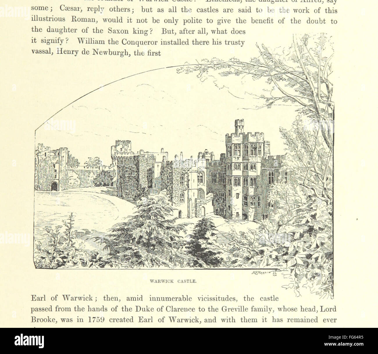 An illustration from 'The English Provinces', depicting scenic views ...