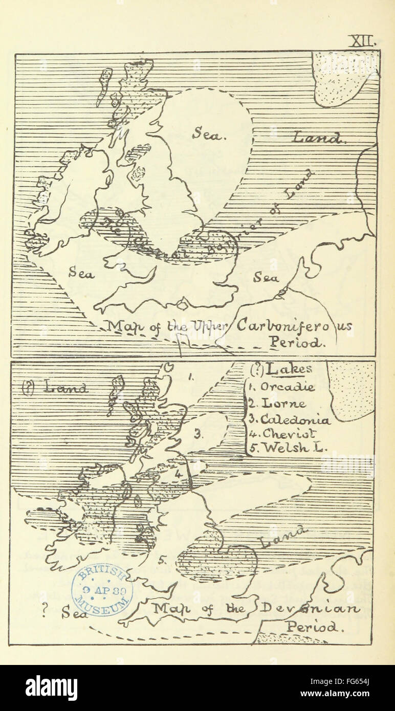 This geological text provides systematic notes and tables for teaching ...