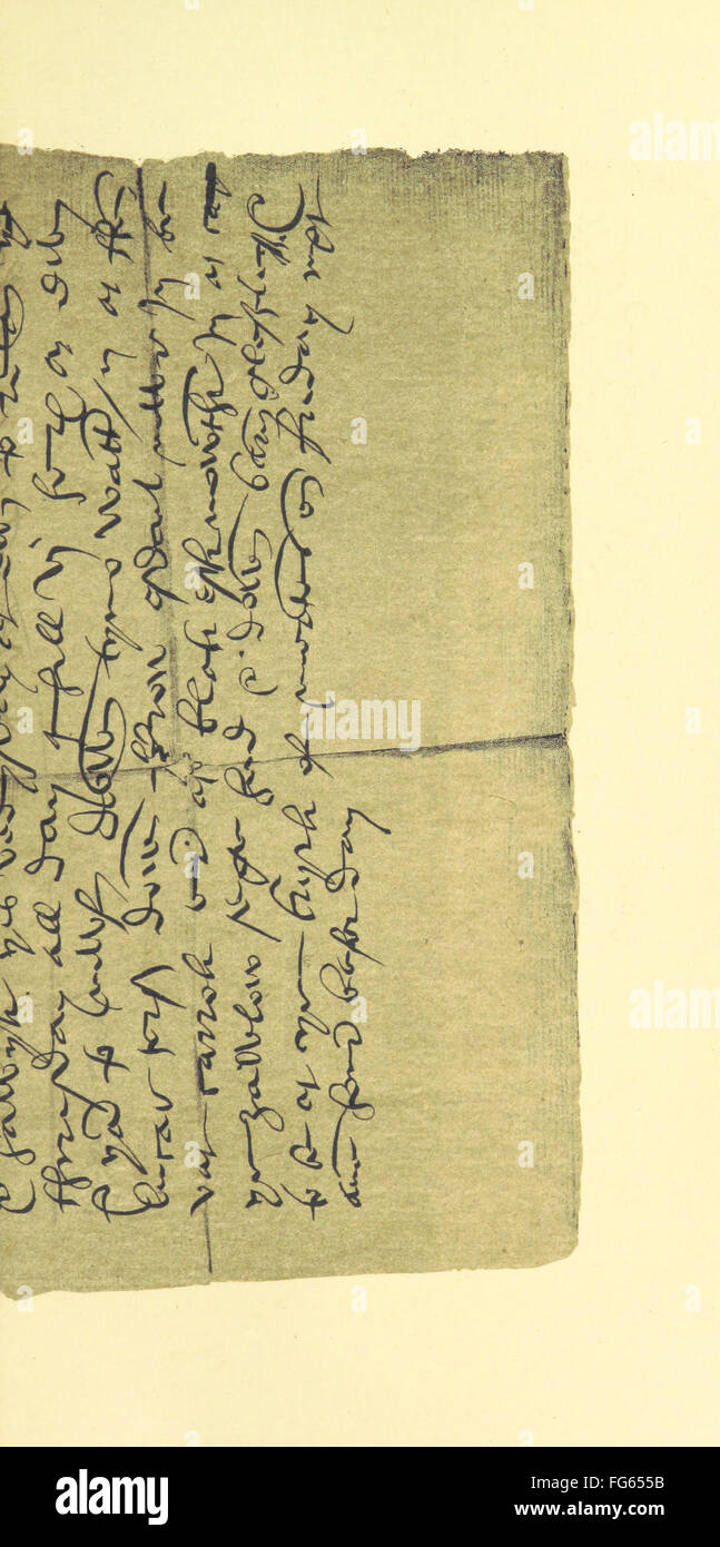 Sixteenth century letters hi-res stock photography and images - Alamy