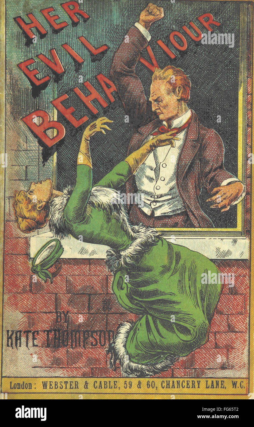 This vintage book, 'Her Evil Behaviour,' is a fictional tale that ...