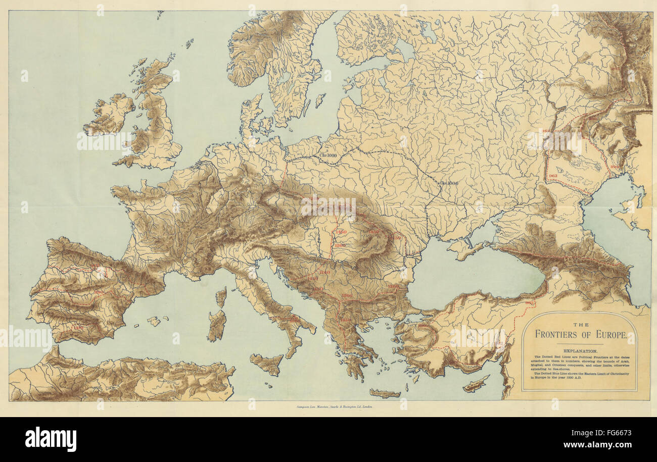 Early medieval europe map hi-res stock photography and images - Alamy