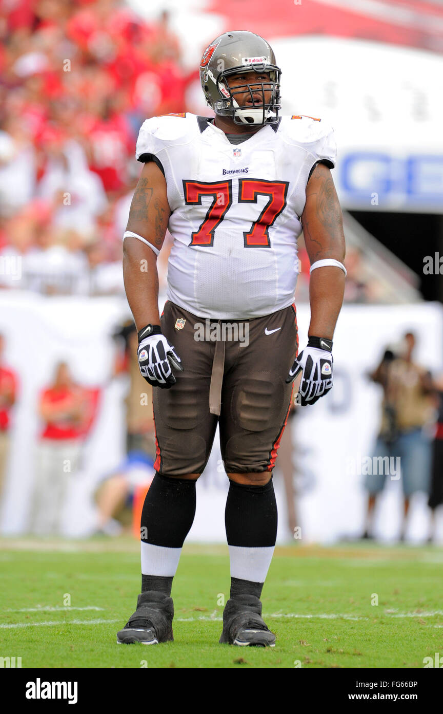 Tamap, Florida, USA. 9th Sep, 2012. Tampa Bay Buccaneers guard Carl ...