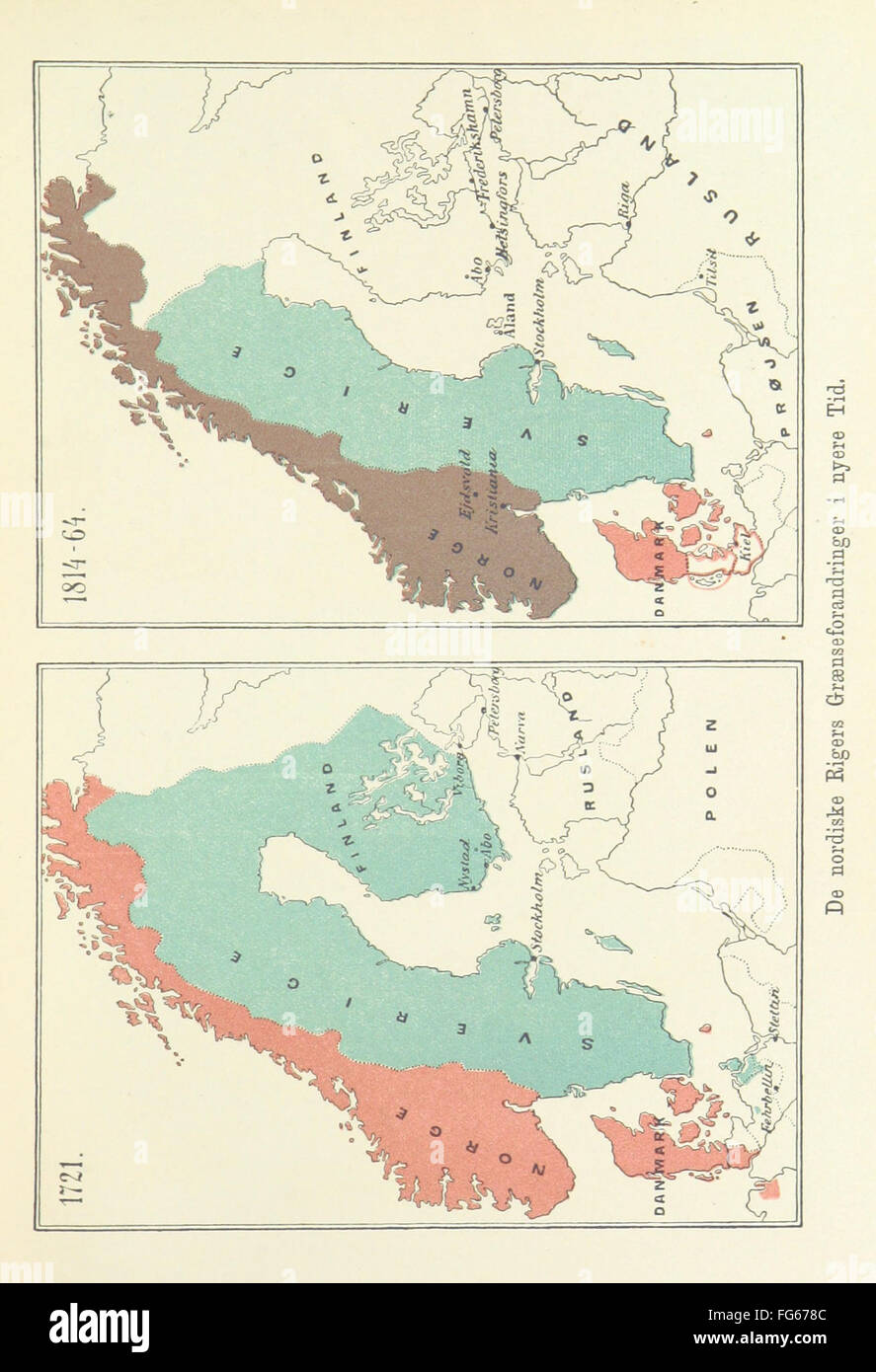 This Danish-language history book covers the history of Scandinavia ...