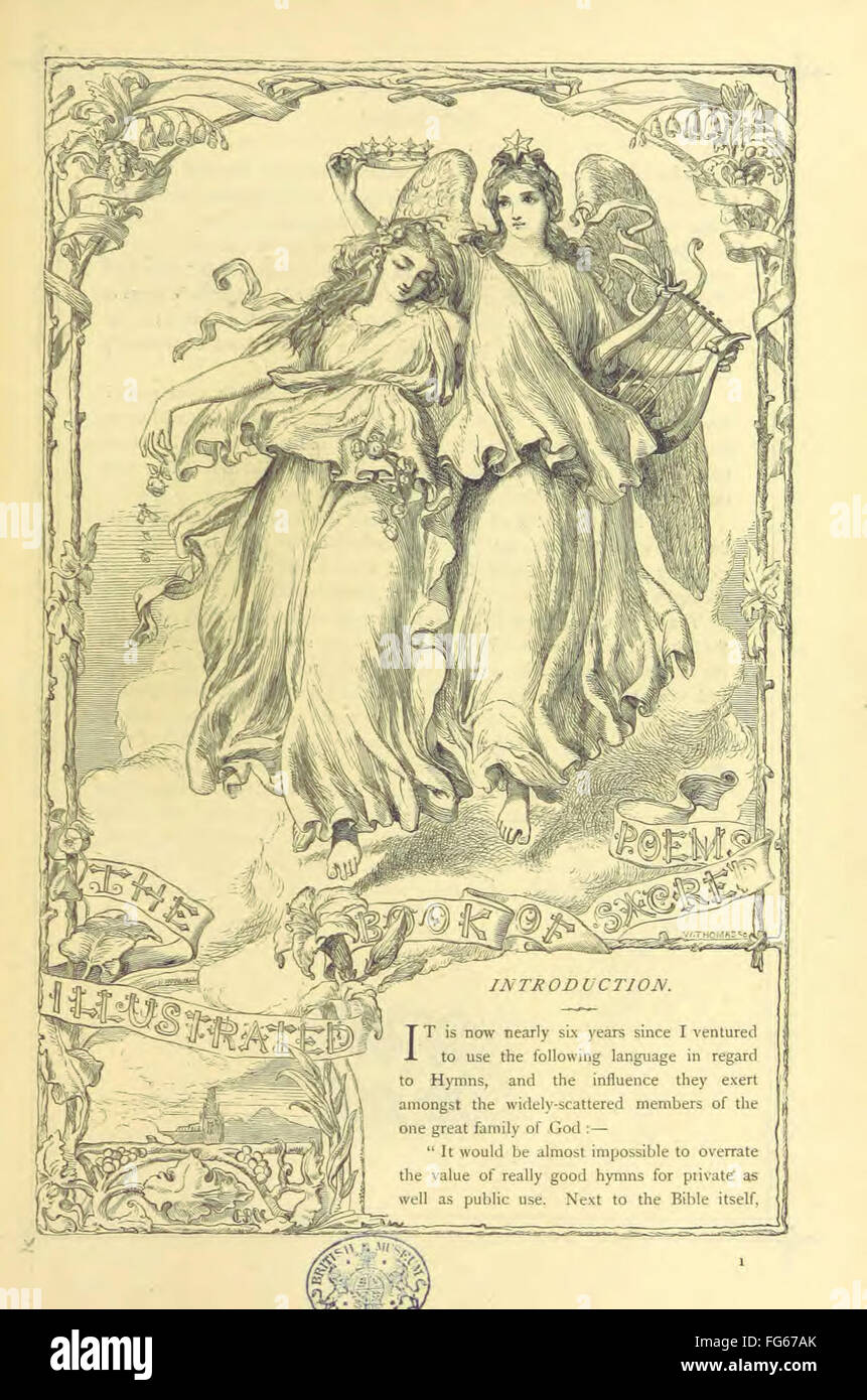 'The Illustrated Book of Sacred Poems' edited by R. H. Baynes, presents ...