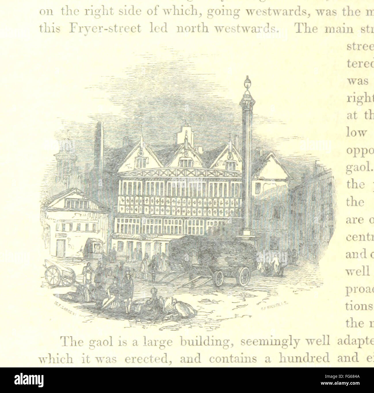 An illustration from 'The Pictorial History of the County of Lancaster ...