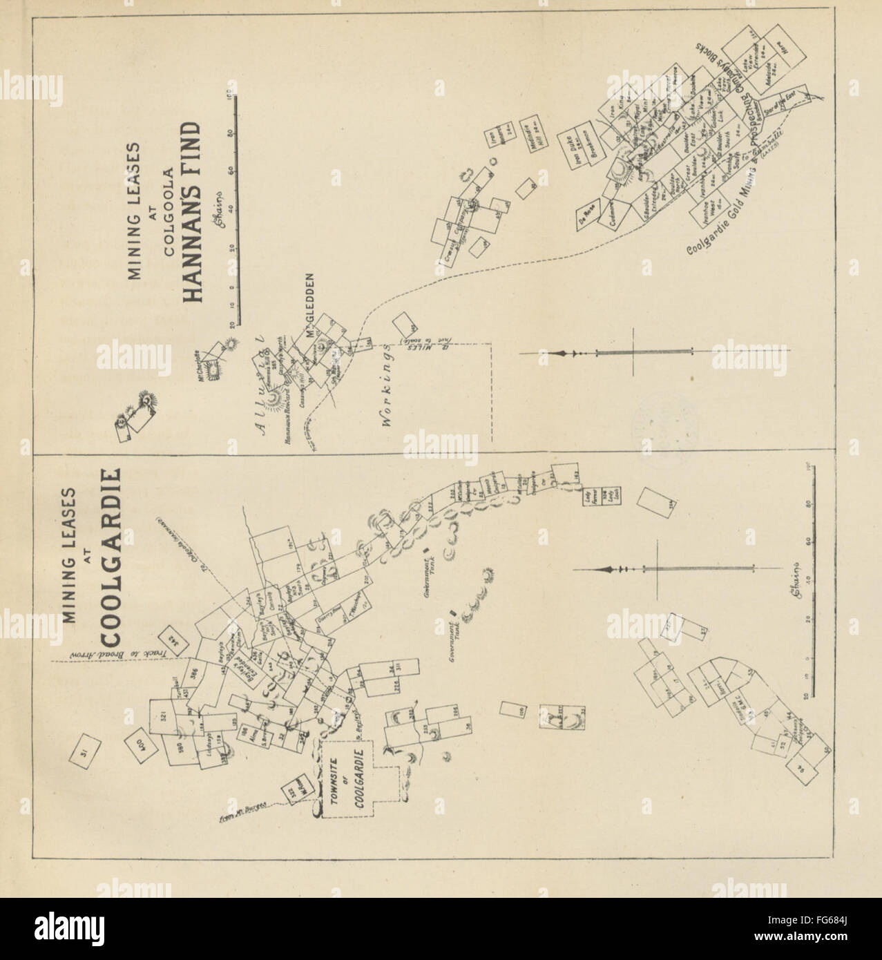 A vintage illustration from 'The Gold Fields of Western Australia ...
