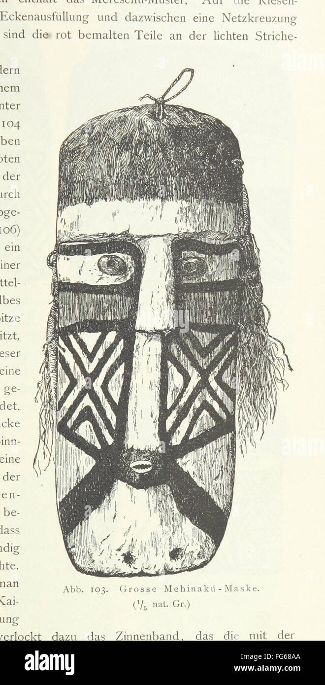 This 1887-1888 illustration from the expedition 'Unter den Naturvölkern ...