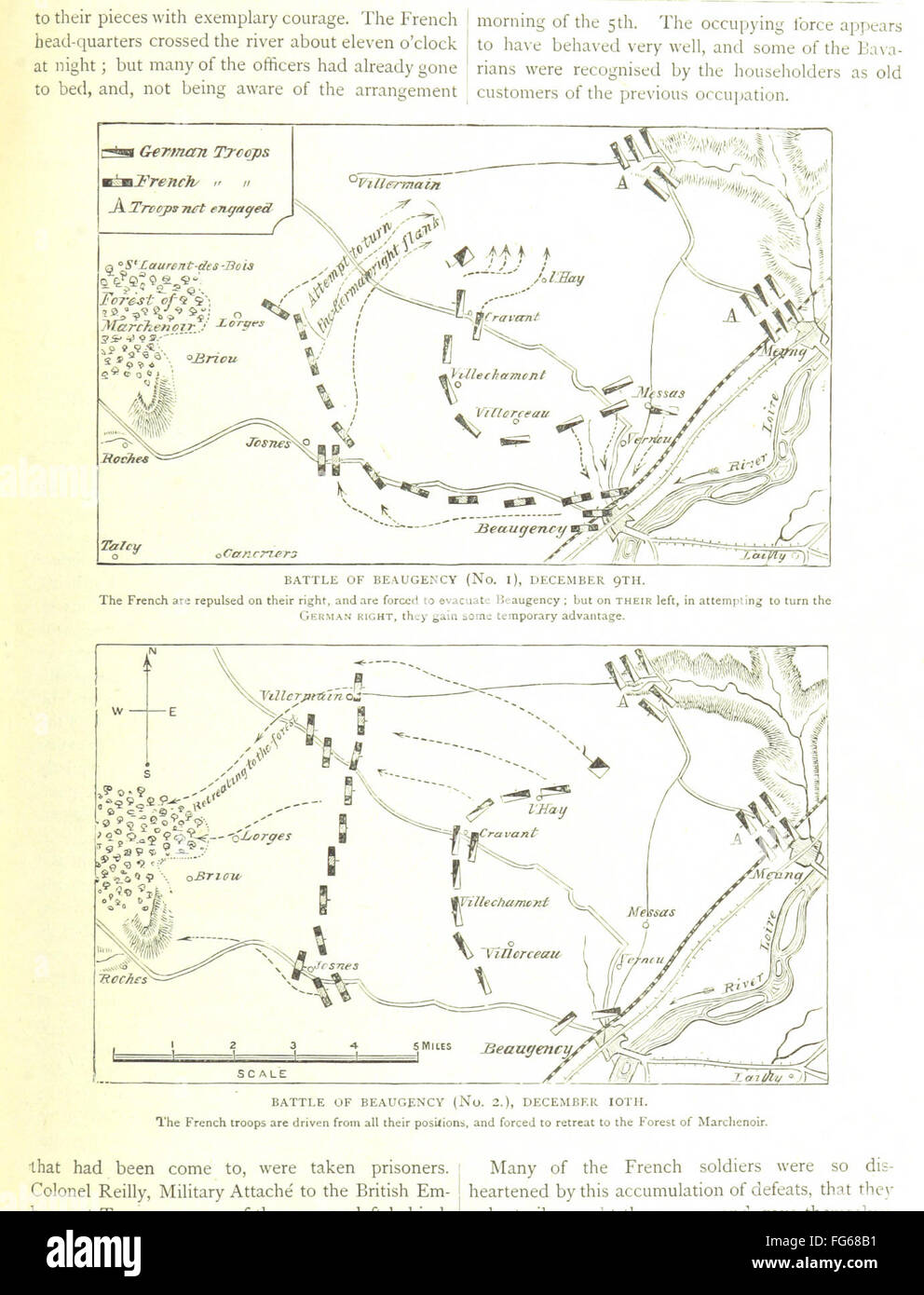 An illustration from 'Cassell's History of the War between France and ...