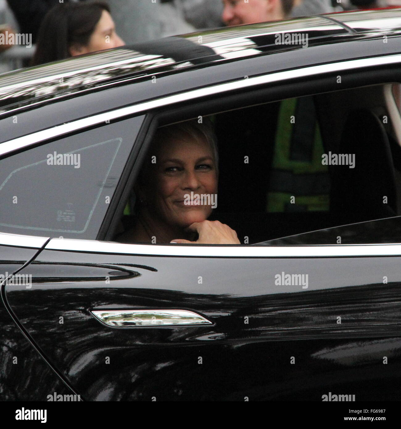 The 73rd Golden Globe Awards - Outside Arrivals Featuring: Jamie Lee ...
