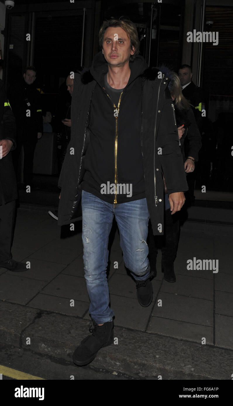 Jonathan Cheban seen leaving Novikov Re straunt in Mayfair after his ...