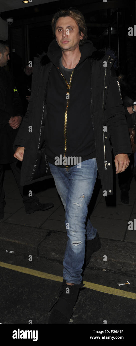 Jonathan Cheban seen leaving Novikov Re straunt in Mayfair after his ...