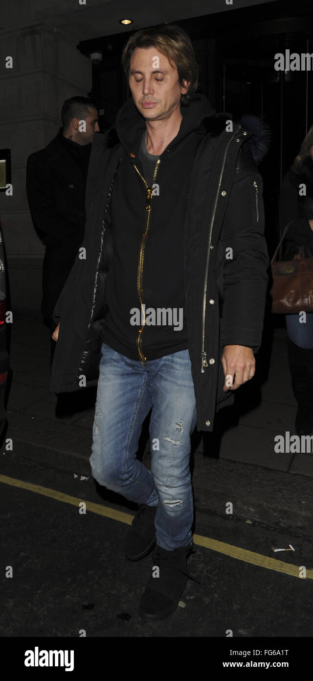 Jonathan Cheban seen leaving Novikov Re straunt in Mayfair after his ...