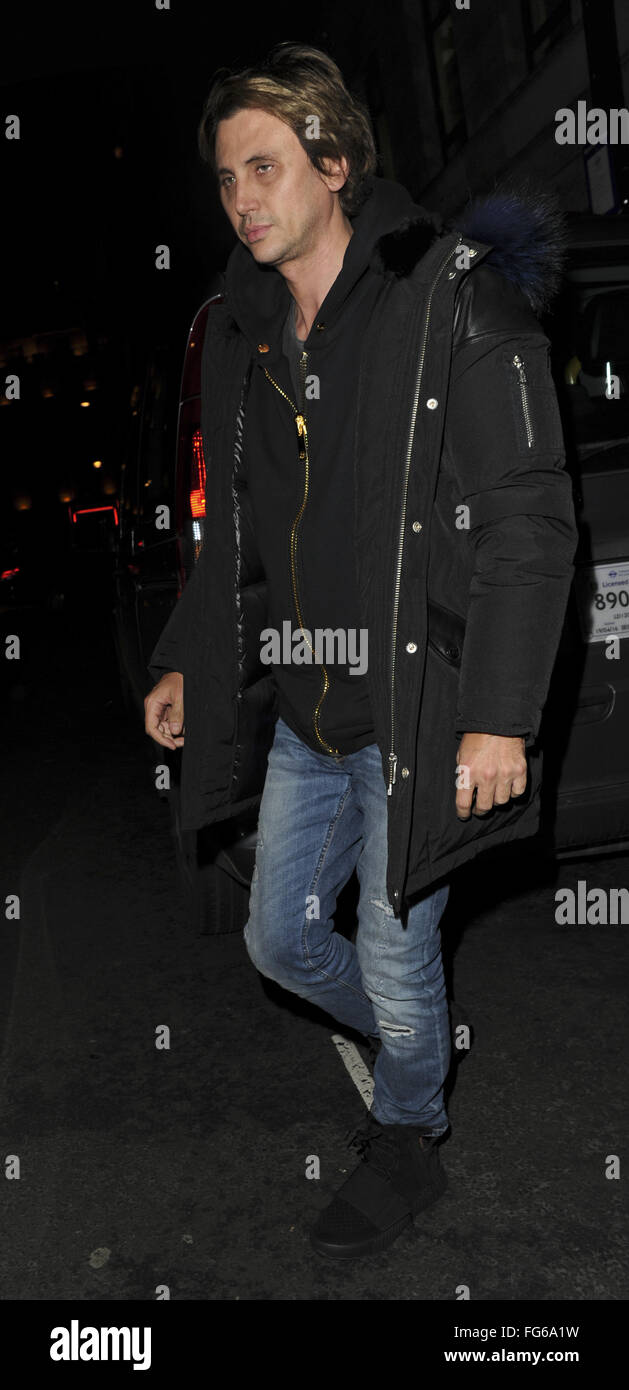 Jonathan Cheban seen leaving Novikov Re straunt in Mayfair after his ...