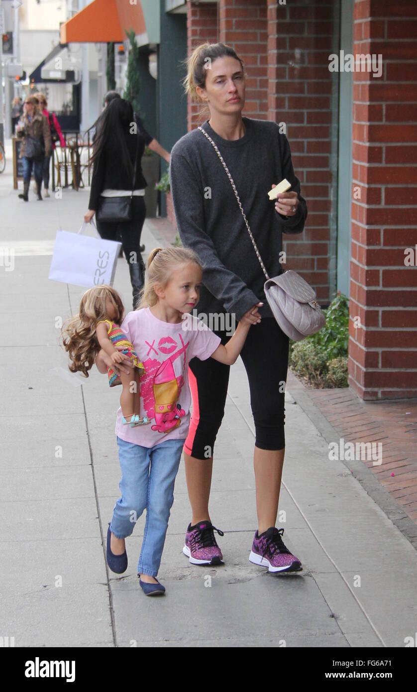 Rhea Durham out and about in Beverly Hills holding hands with her ...