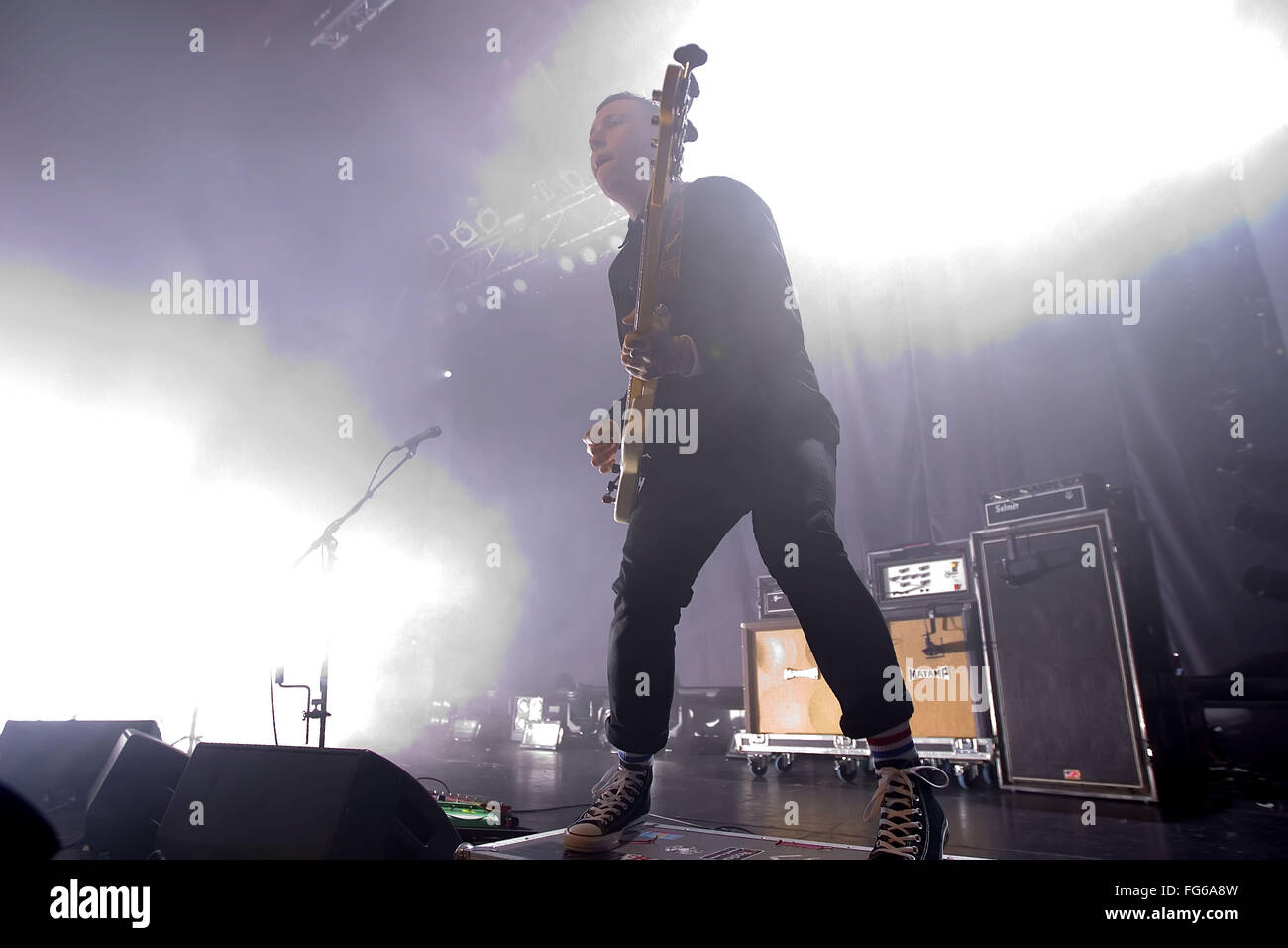 Punk duo 'Slaves' performing live on stage at the O2 ABC in Glasgow ...