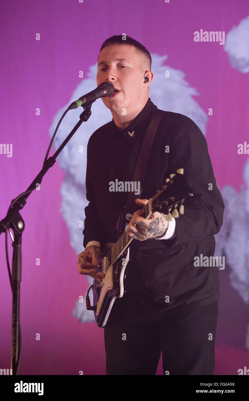 Punk duo 'Slaves' performing live on stage at the O2 ABC in Glasgow ...