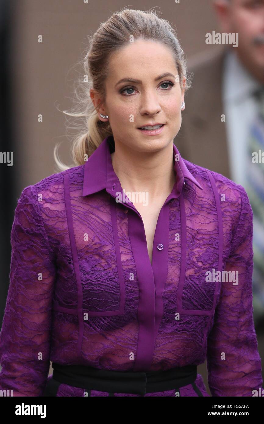 Joanne Froggatt seen arriving at the ABC studios for Jimmy Kimmel Live ...