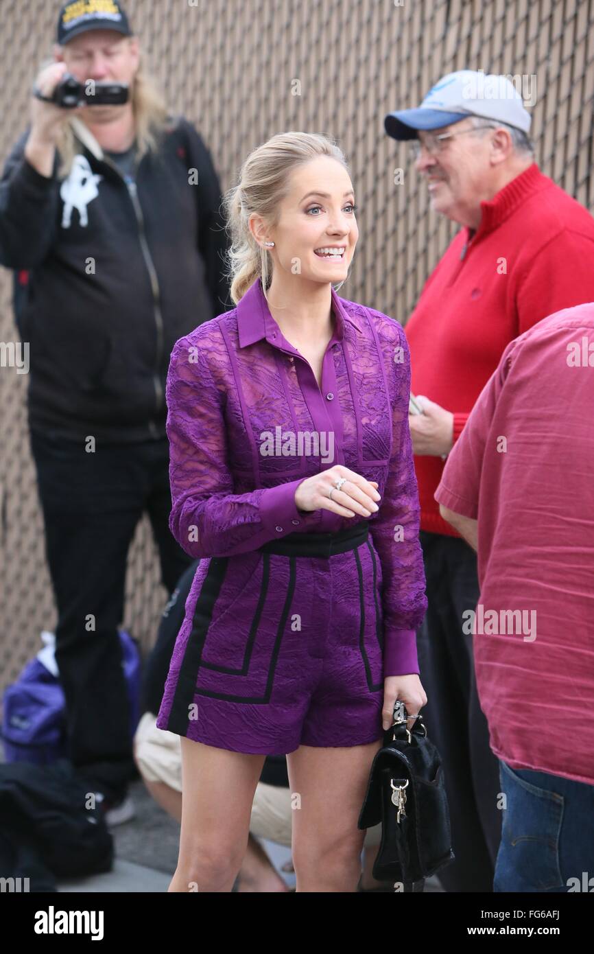 Joanne Froggatt seen arriving at the ABC studios for Jimmy Kimmel Live Featuring: Joanne ...