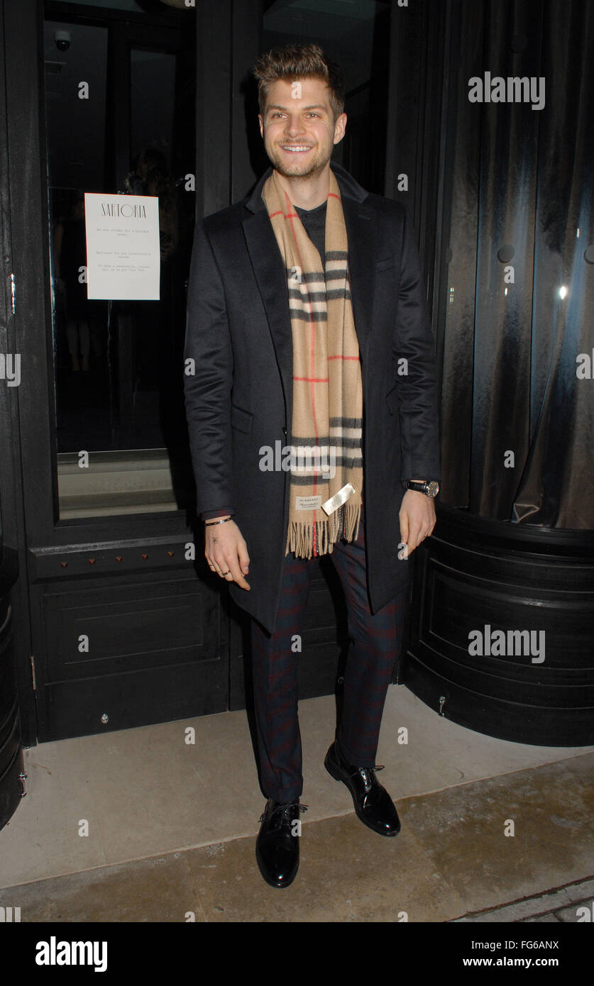 London Collections Men AW16 closing dinner hosted by GQ editor Dylan ...