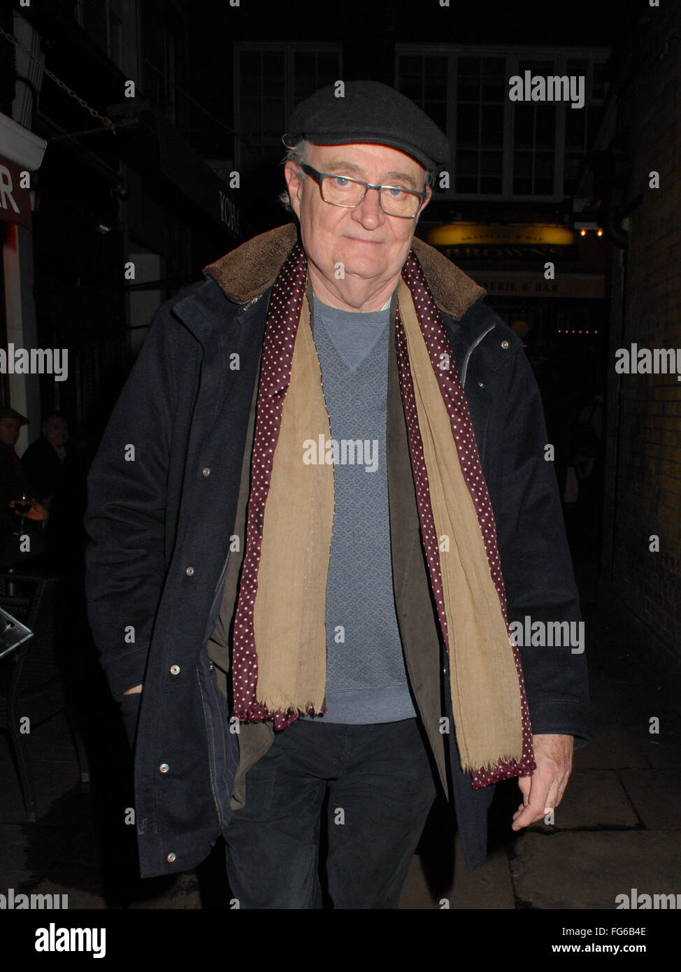Jim Broadbent leaving Koha Restaurant & Bar Featuring: Jim Broadbent ...