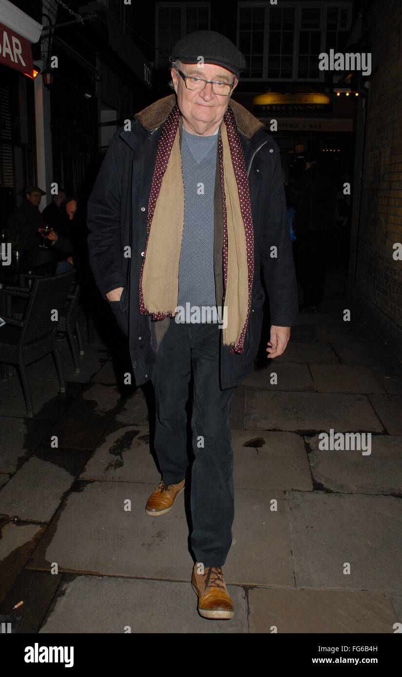 Jim Broadbent leaving Koha Restaurant & Bar Featuring: Jim Broadbent ...