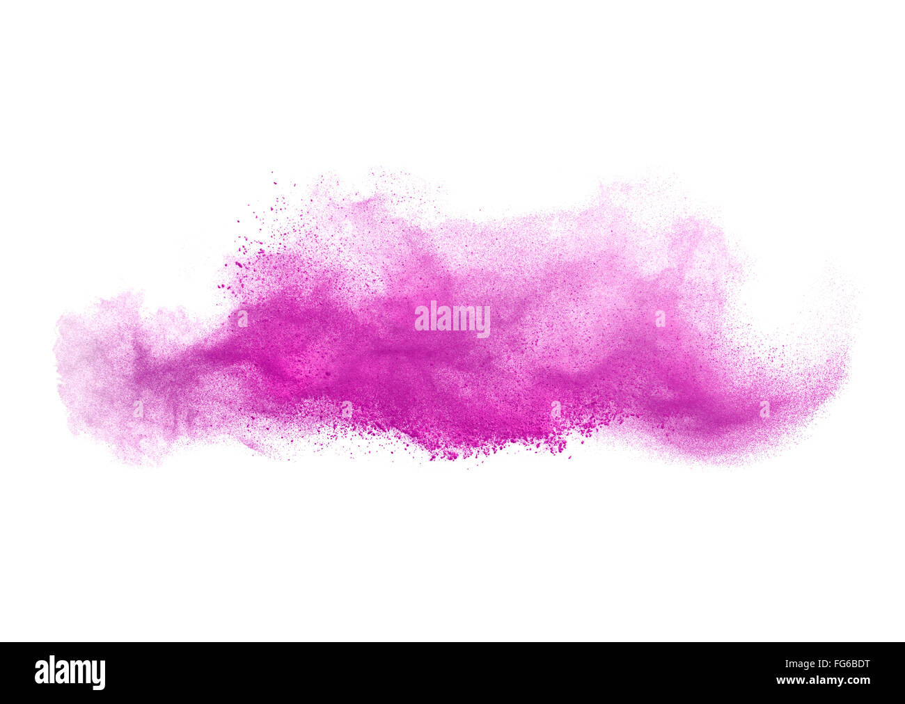 colorful powder splash isolated on white background Stock Photo - Alamy