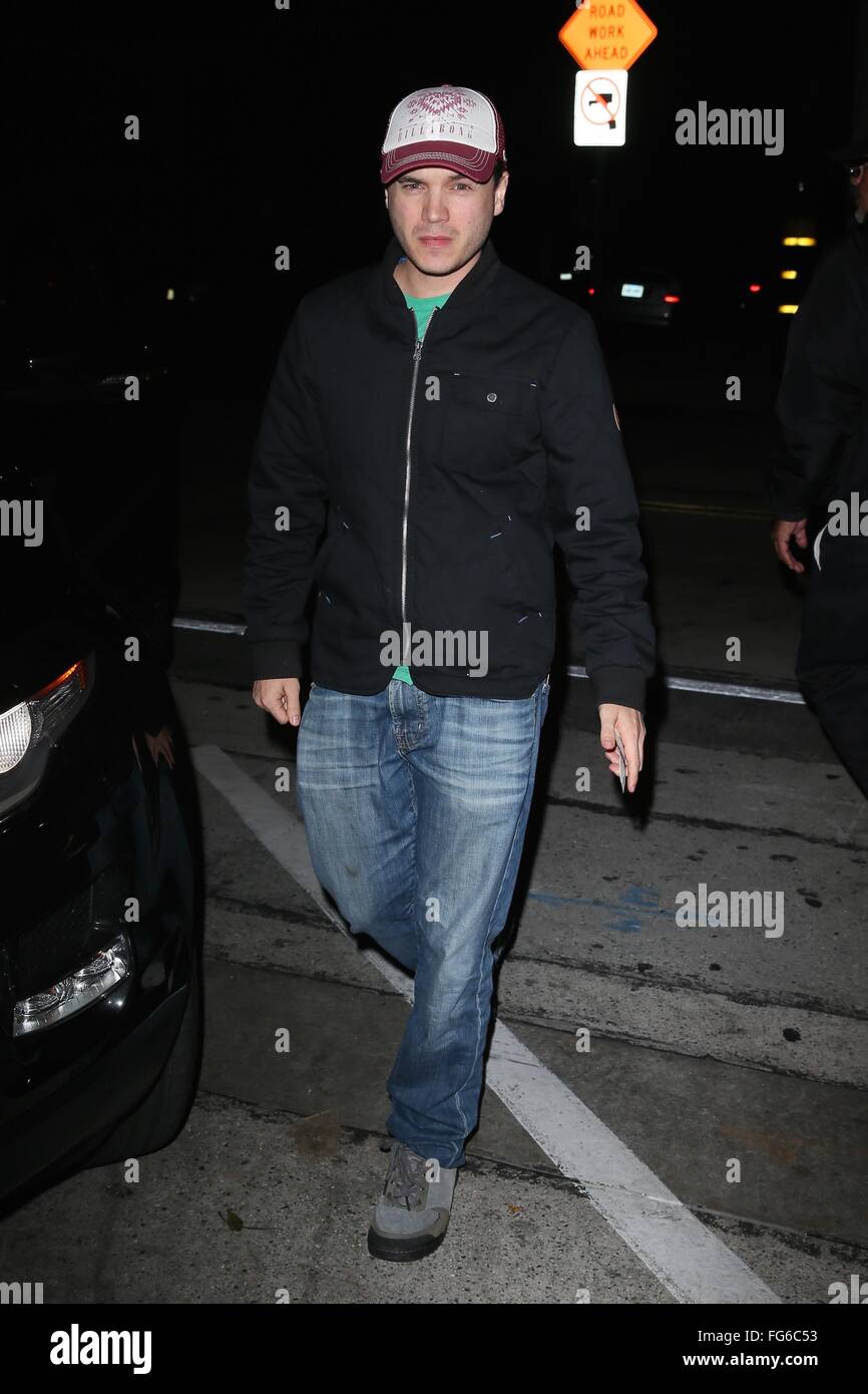 Emile Hirsch seen arriving at Craigs restaurant for dinner Featuring ...