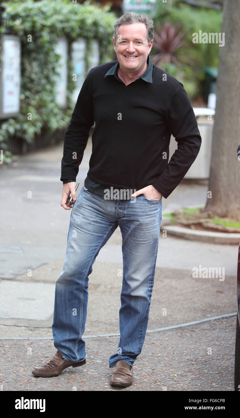 Piers Morgan outside ITV Studios Featuring: Piers Morgan Where: London ...