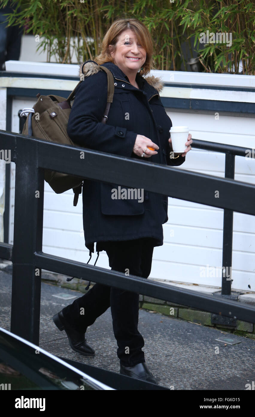 Caroline Quentin outside ITV Studios Featuring: Caroline Quentin Where ...