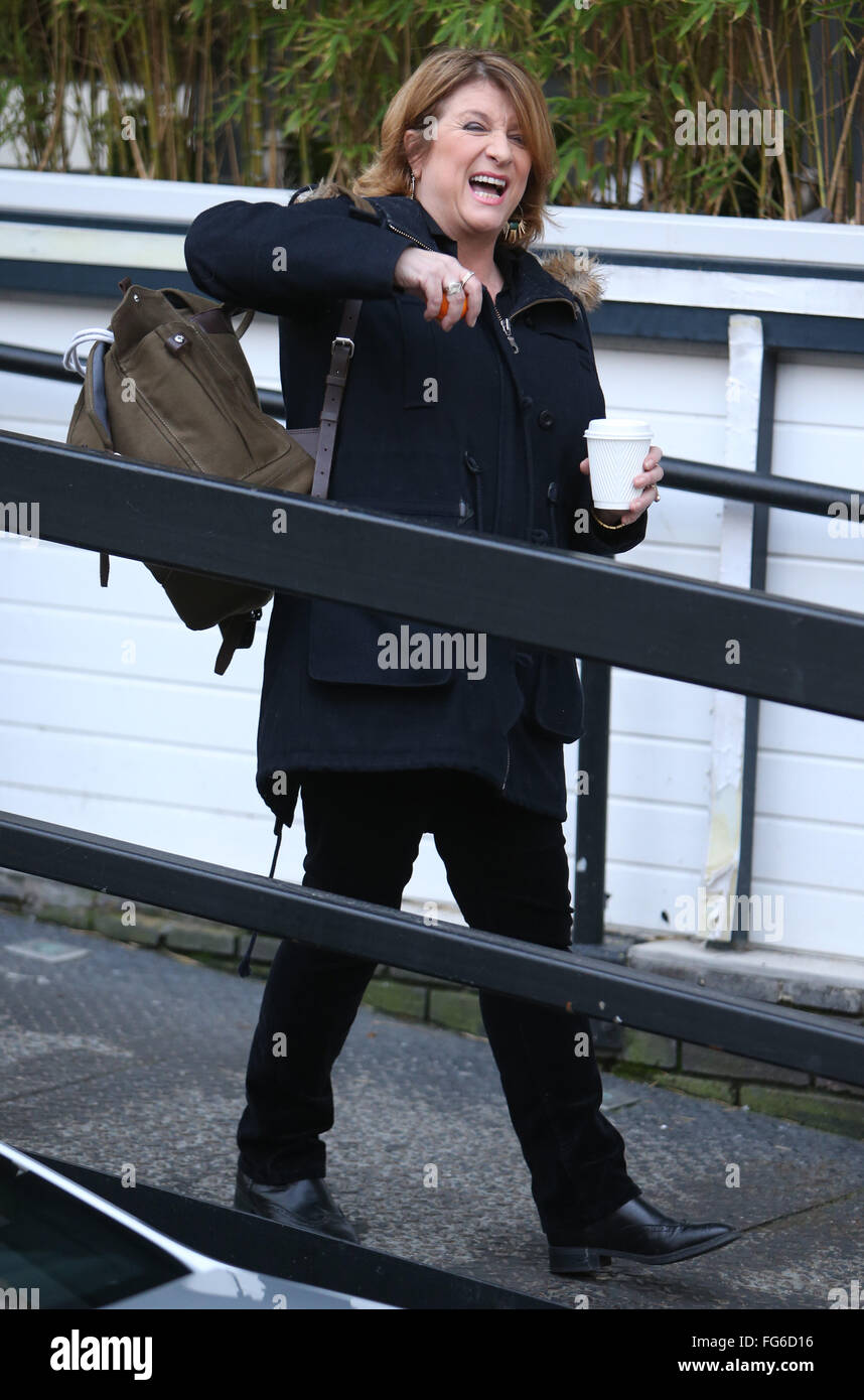 Caroline Quentin outside ITV Studios Featuring: Caroline Quentin Where ...