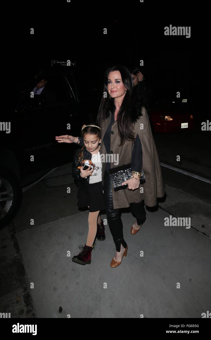 Kyle Richards and Faye Resnick seen going to dinner together at Craigs ...