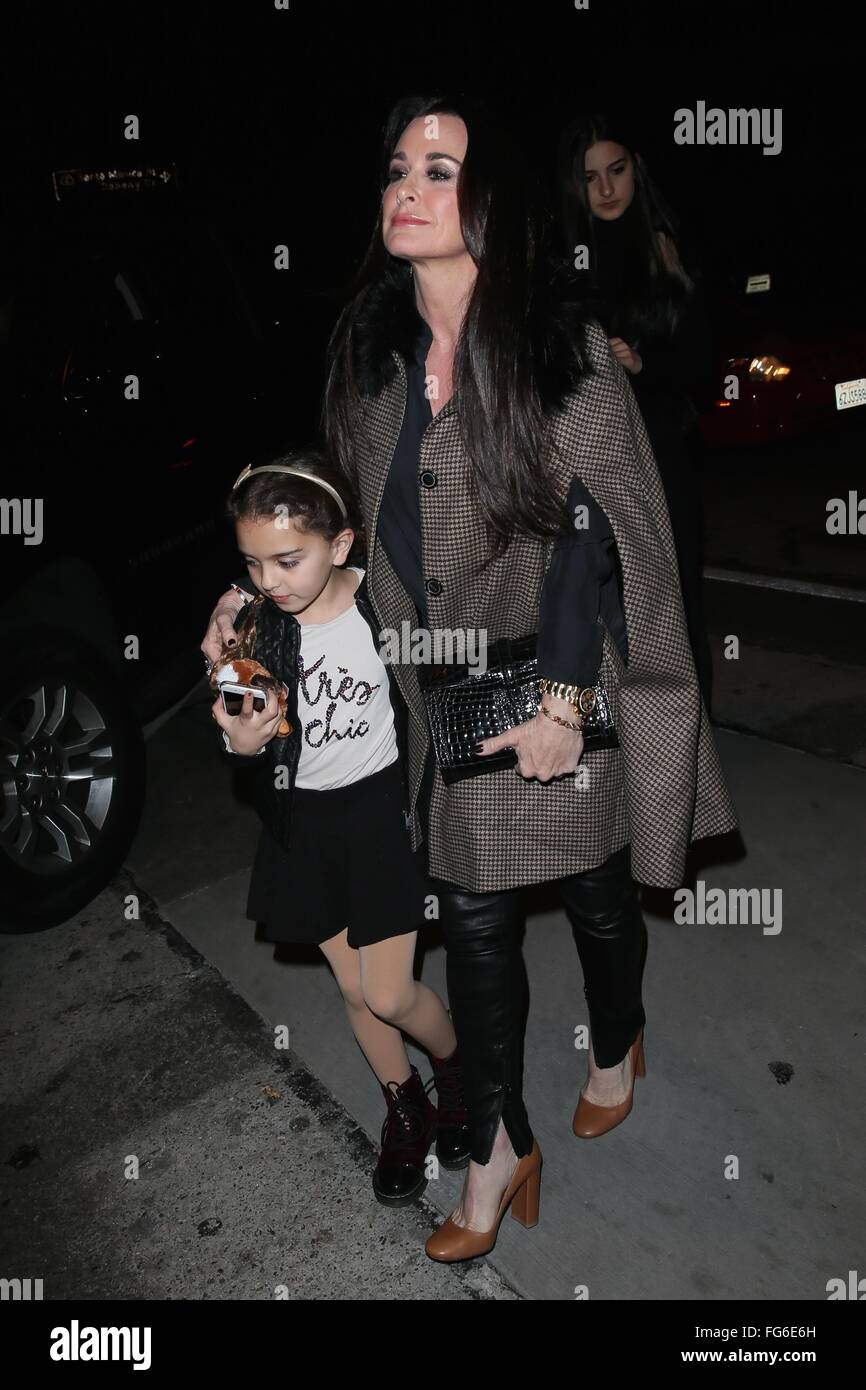 Kyle Richards and Faye Resnick seen going to dinner together at Craigs ...