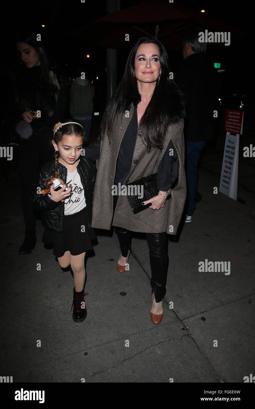 Kyle Richards and Faye Resnick seen going to dinner together at Craigs ...