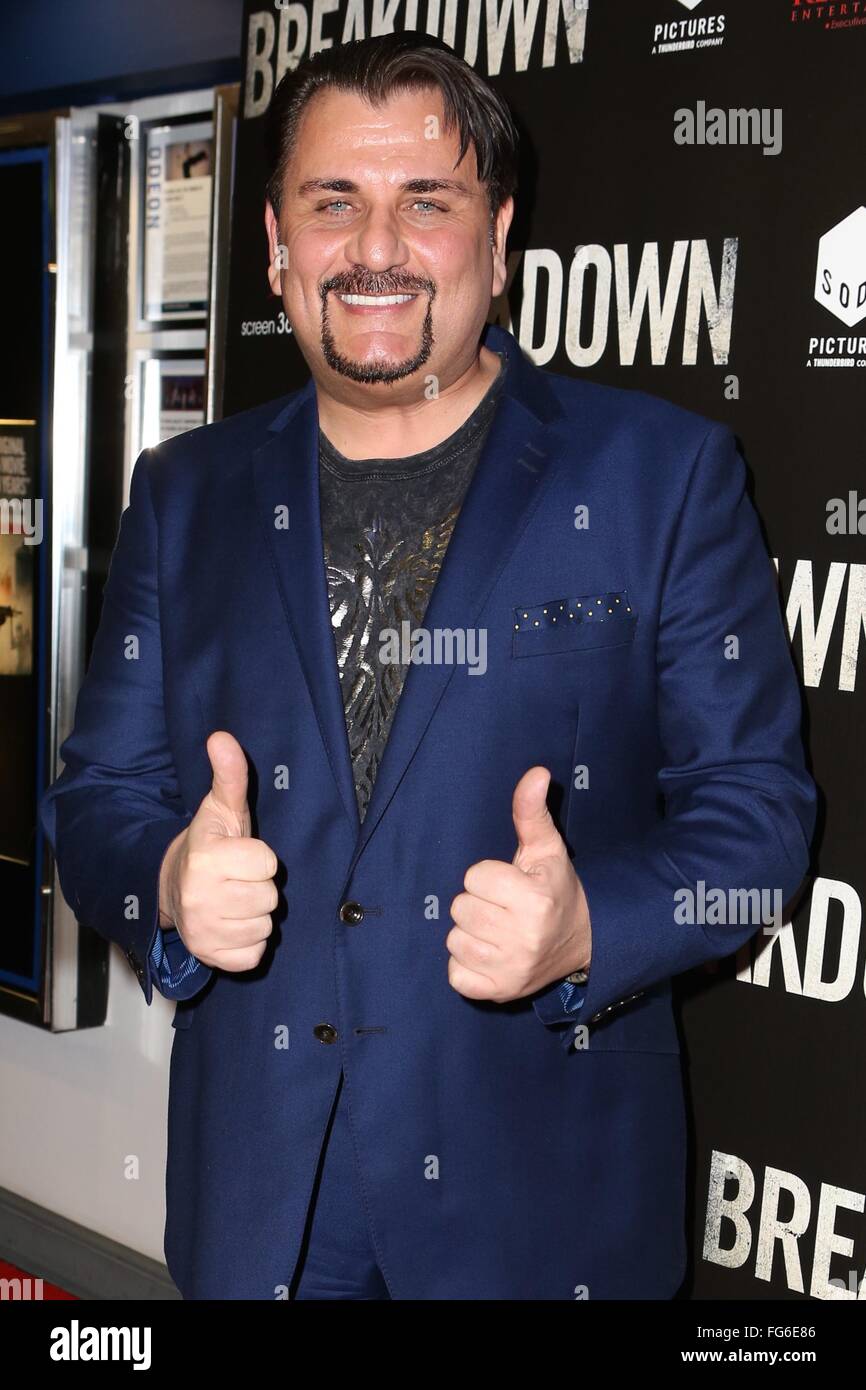 UK premiere of 'Breakdown' - Red Carpet Arrivals Featuring: Mem Ferda ...