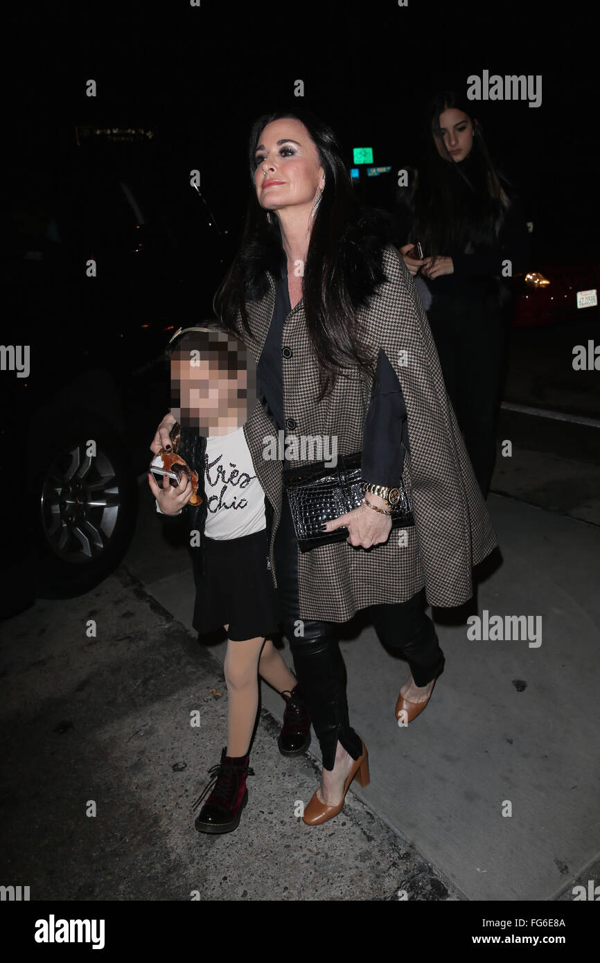 Kyle Richards and Faye Resnick seen going to dinner together at Craigs ...