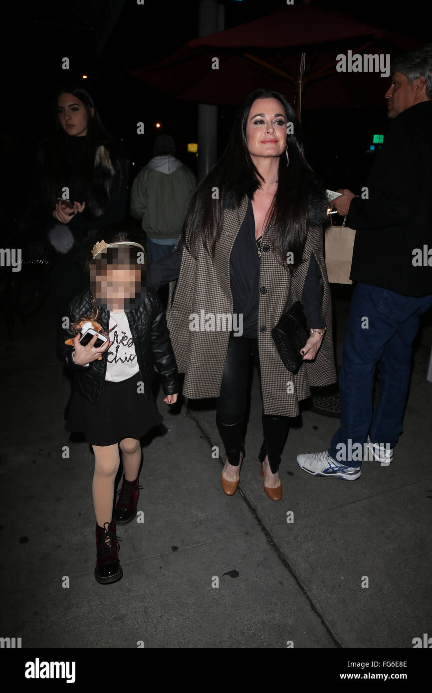 Kyle Richards and Faye Resnick seen going to dinner together at Craigs ...