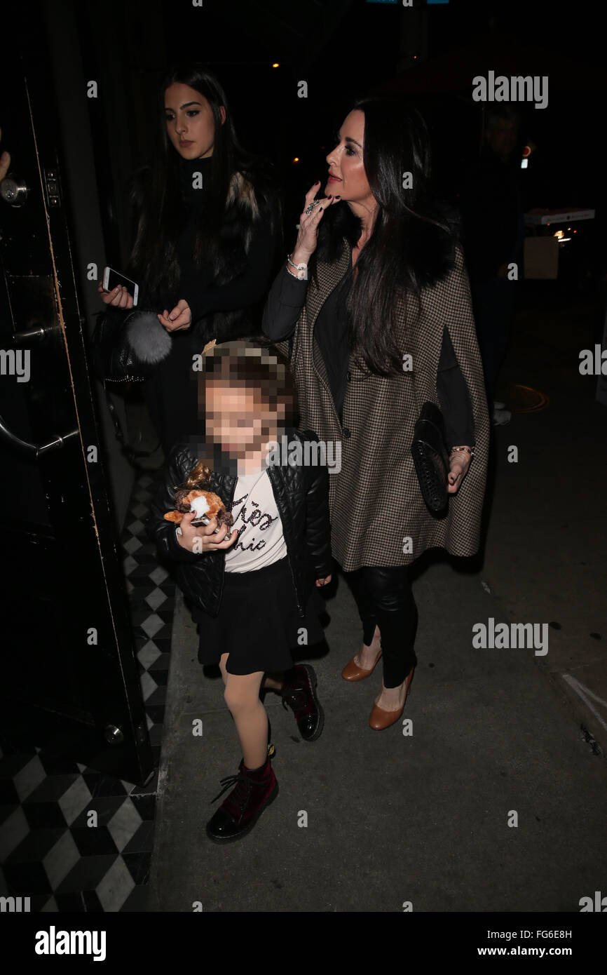 Kyle Richards and Faye Resnick seen going to dinner together at Craigs ...