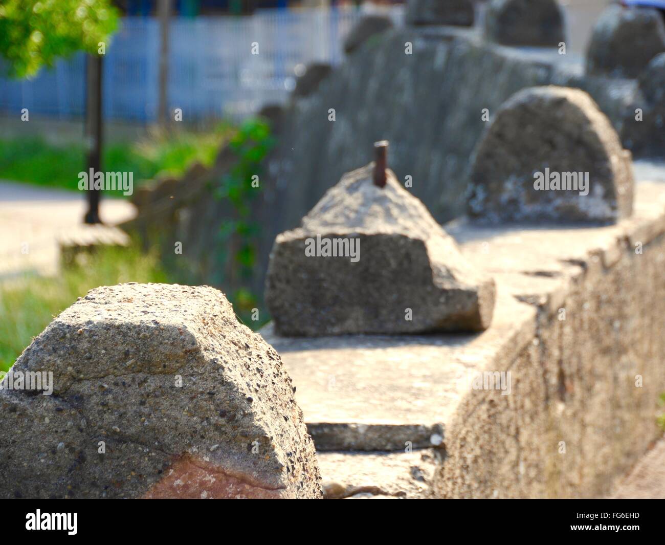 Bollard broken bollards hi-res stock photography and images - Alamy