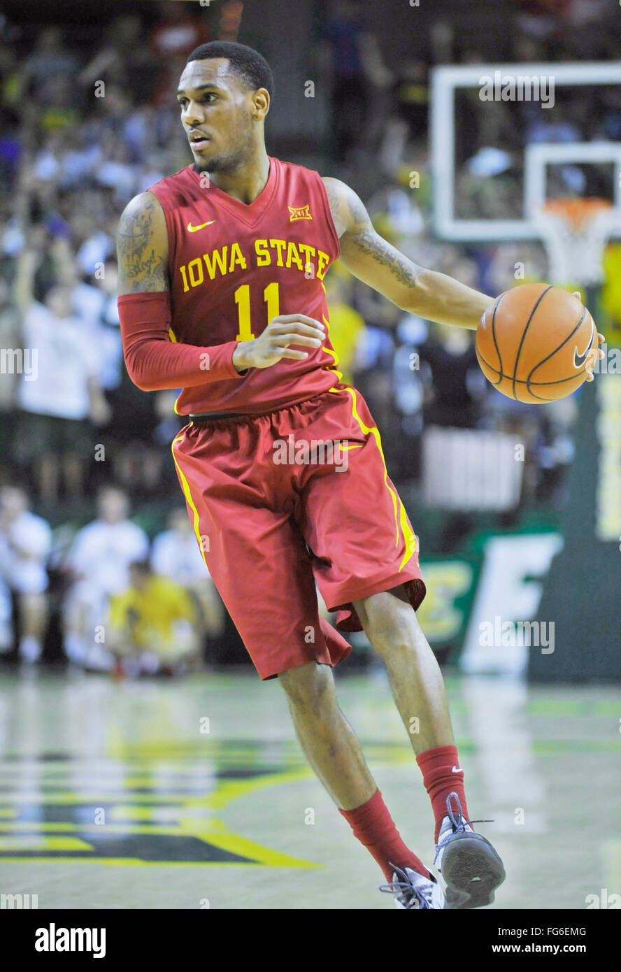 February 16, 2016: Iowa State guard Monte Morris heads towards the ...