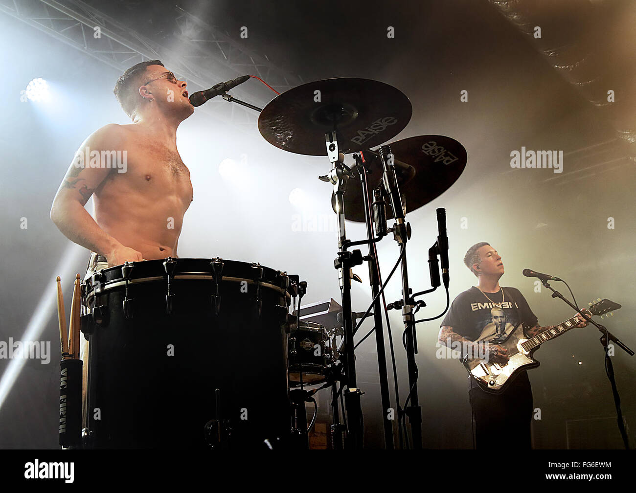 Slaves Performing Live at Liverpool O2 Academy Featuring: Slaves, Isaac ...