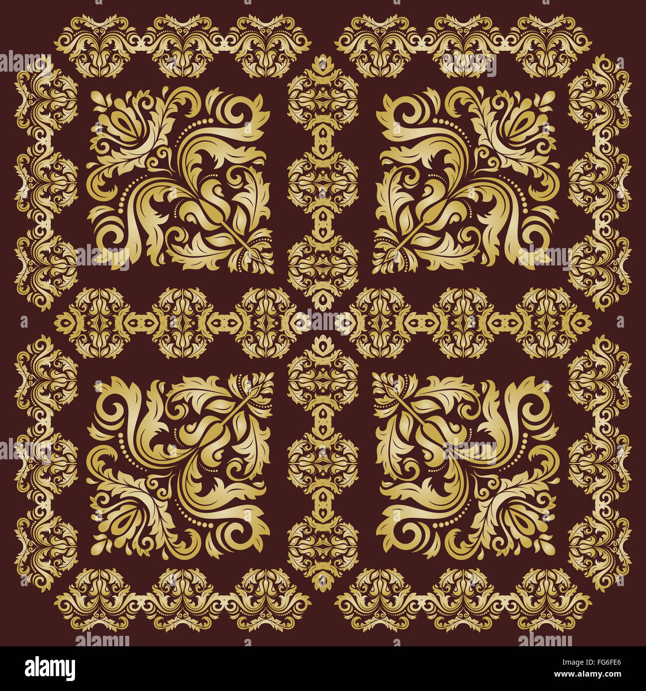 Seamless Oriental Background Stock Photo - Alamy