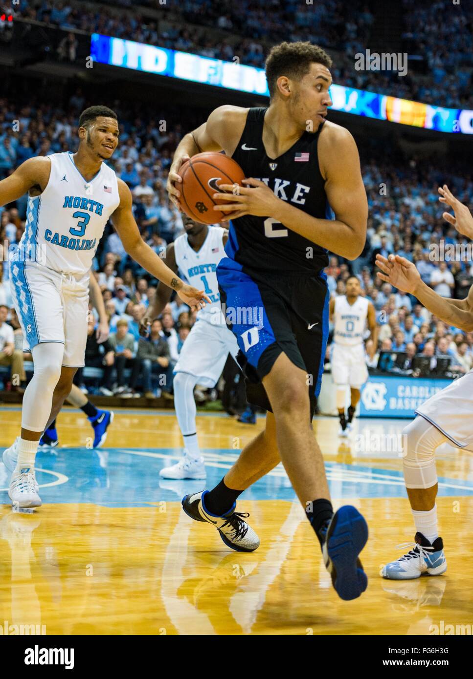 Duke forward Chase Jeter (2) during the NCAA Basketball game between ...