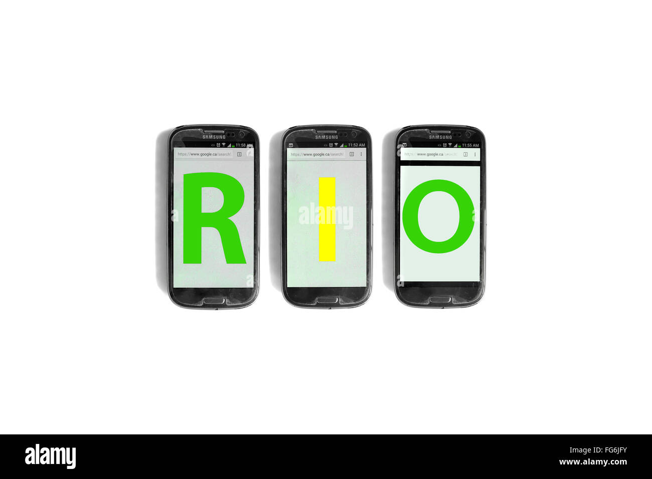 Rio phones hi-res stock photography and images - Alamy