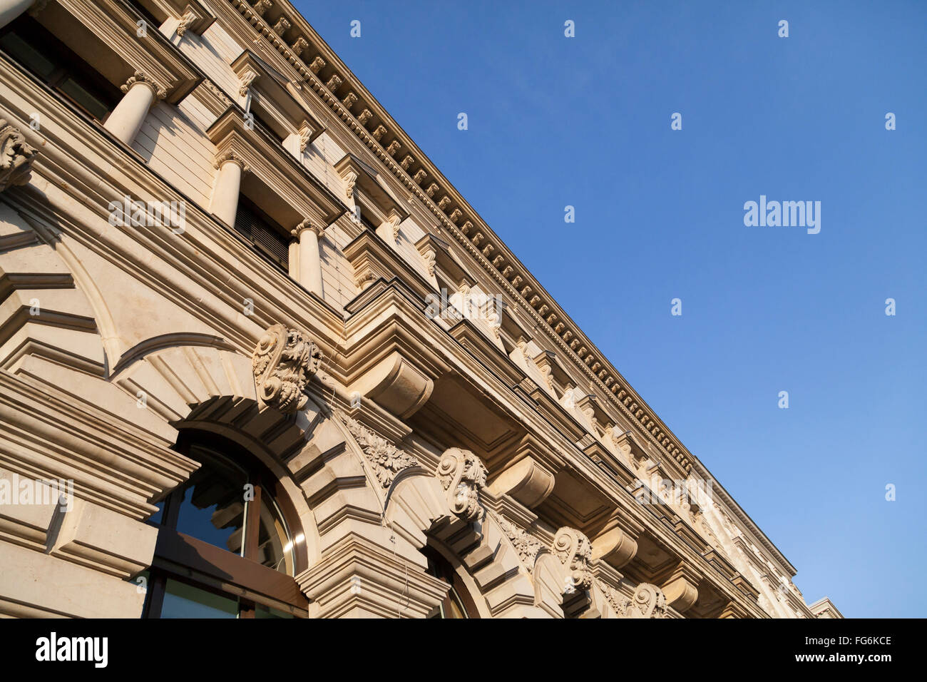 stucco house in leipzig germany Stock Photo - Alamy