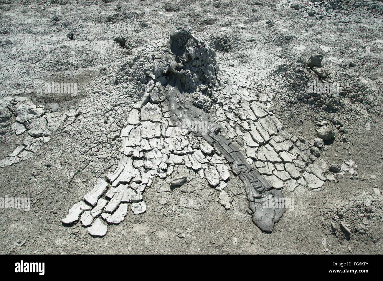 Mud volcano north of Baku, Azerbaijan Stock Photo - Alamy