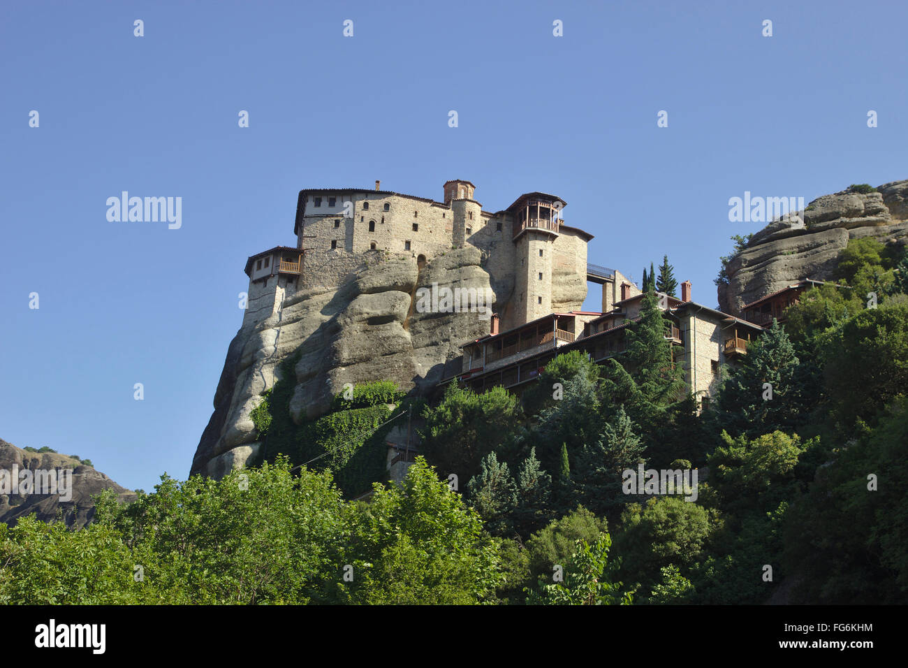 Rousanou monastery, Meteora, Thessalia, Greece Stock Photo - Alamy
